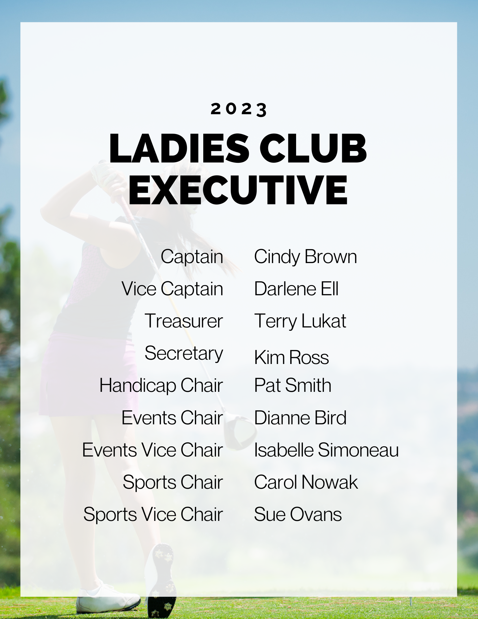 Ladies’ Club – Cordova Bay Golf Course